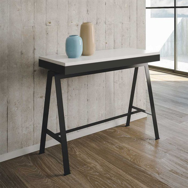Itamoby Extending Console Table 90x40/290 cm Banco Evolution Stained Fir with Anthracite ...